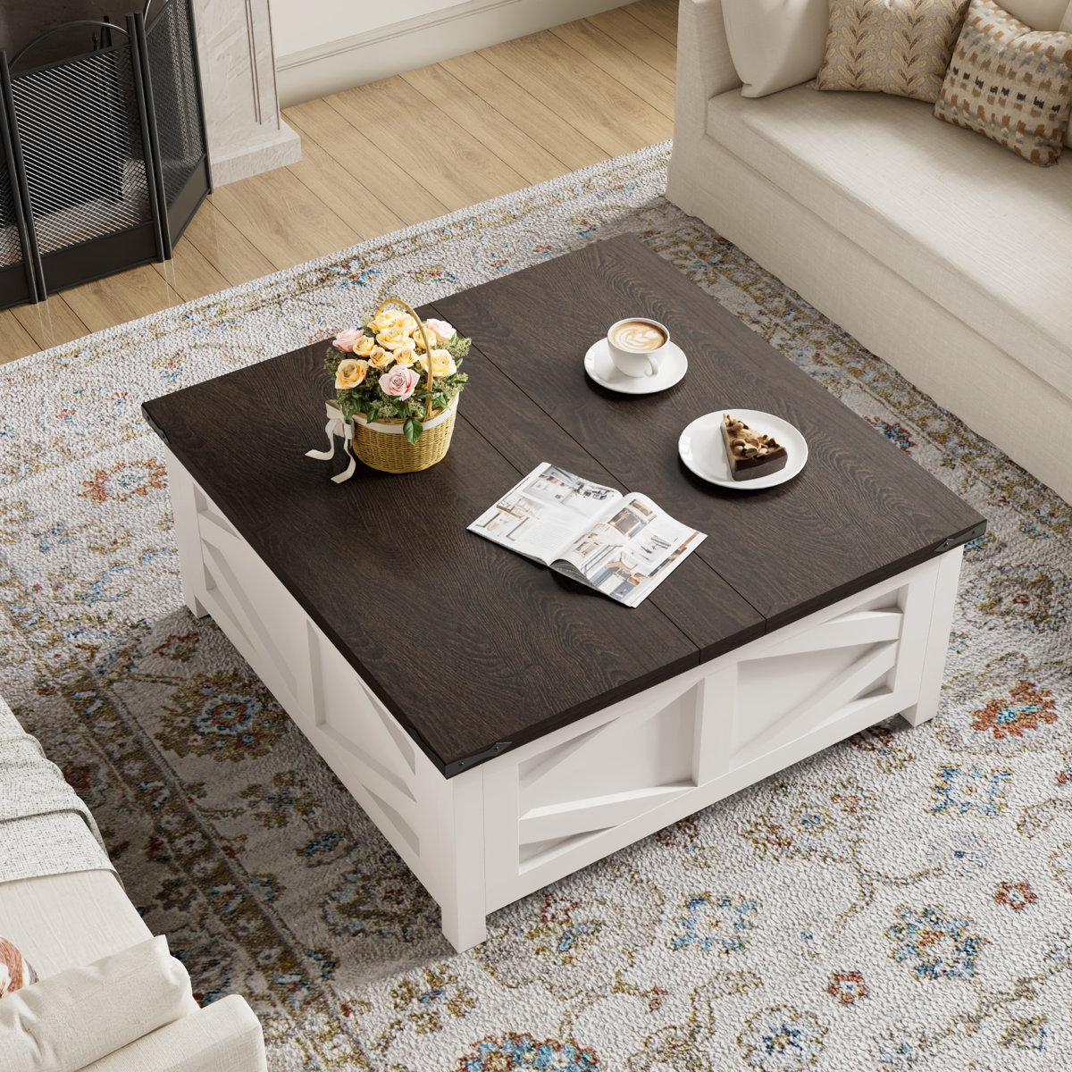 Gracie Oaks Rogelia Coffee Table & Reviews | Wayfair